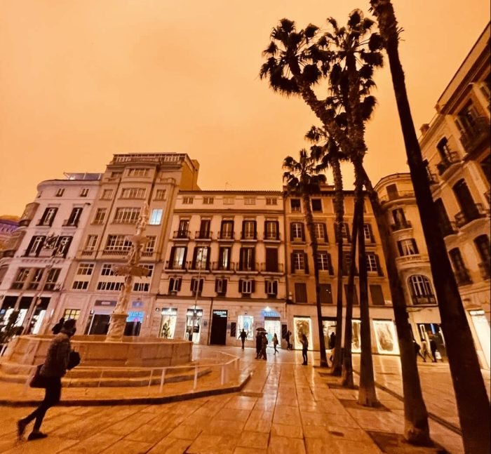 Calima, the Saharan dust that turns Malaga's skies orange - Malaga Guru