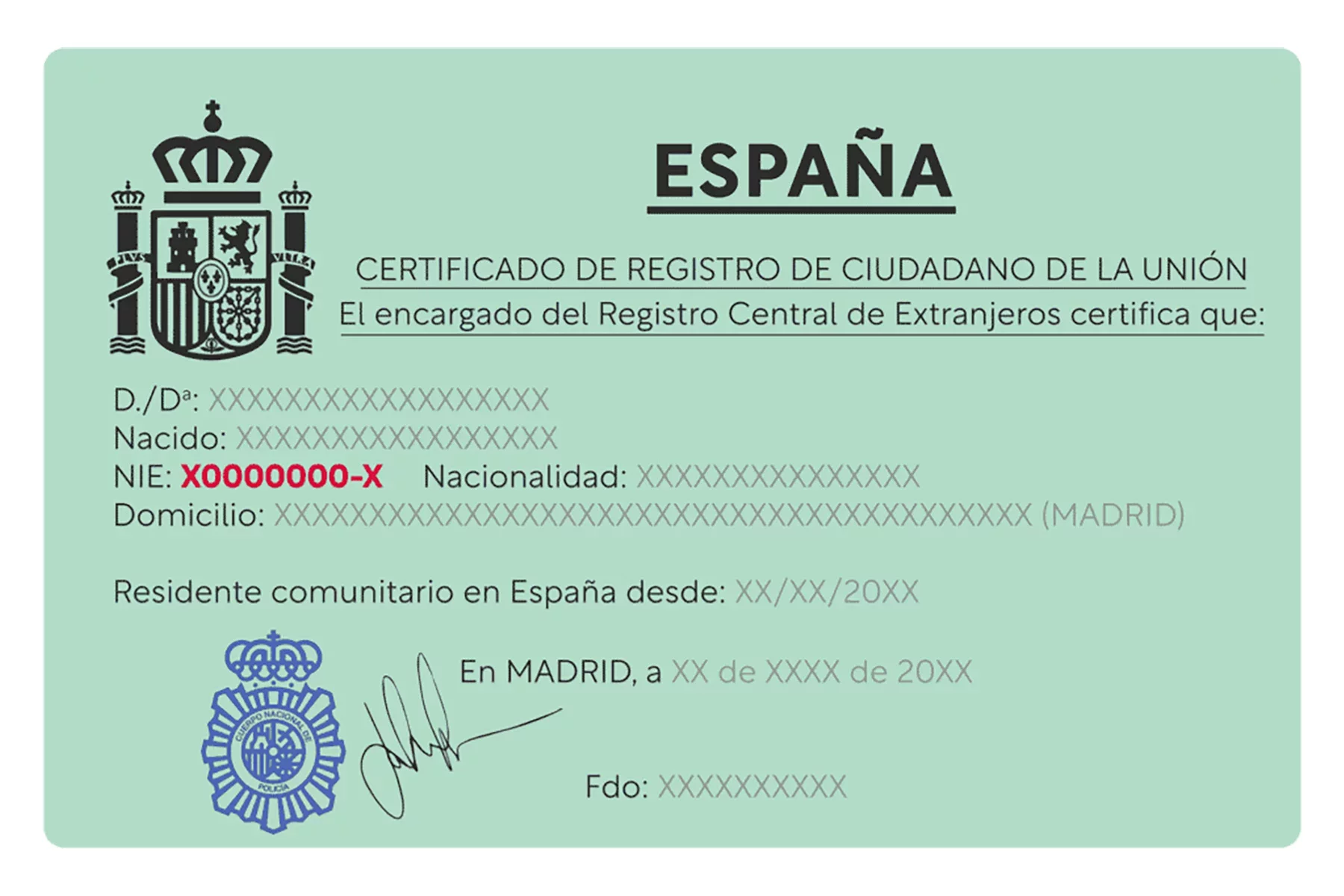How to get the green NIE 'residencia' card in Malaga – Malaga Guru